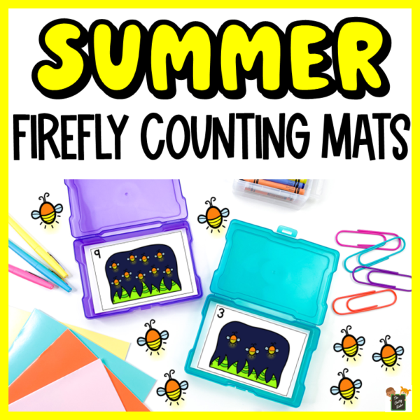 Firefly Summer Counting to 20 Activity Mats - The Chatty Kinder