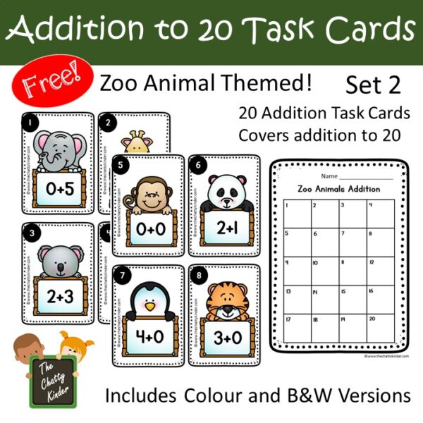 Subitizing and Addition Worksheets (Number Sense) - The Chatty Kinder