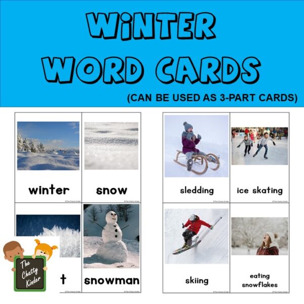 Winter Fun Emergent Readers - The Chatty Kinder