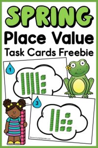 Free Place Value Blocks Printable - Kindergarten Spring Math Center ...