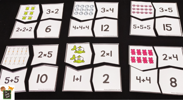 Multiplication Arrays: Printable Puzzle Games | The Chatty Kinder
