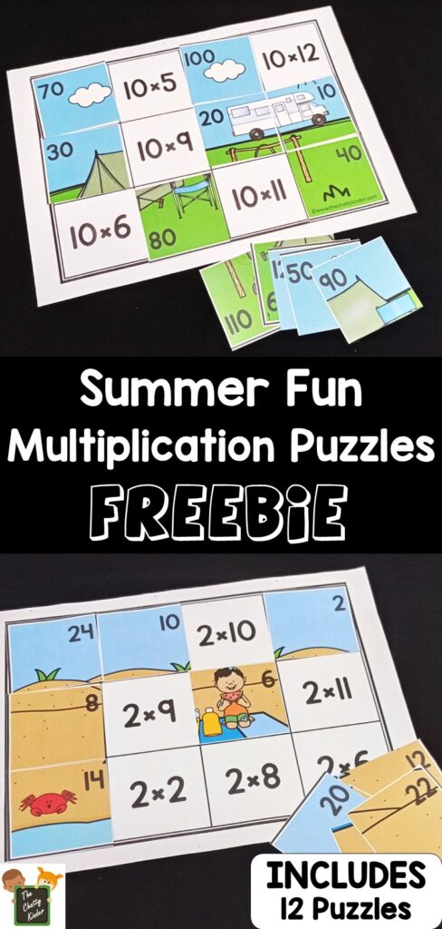 No Prep Multiplication Mazes Free Printable - The Chatty Kinder