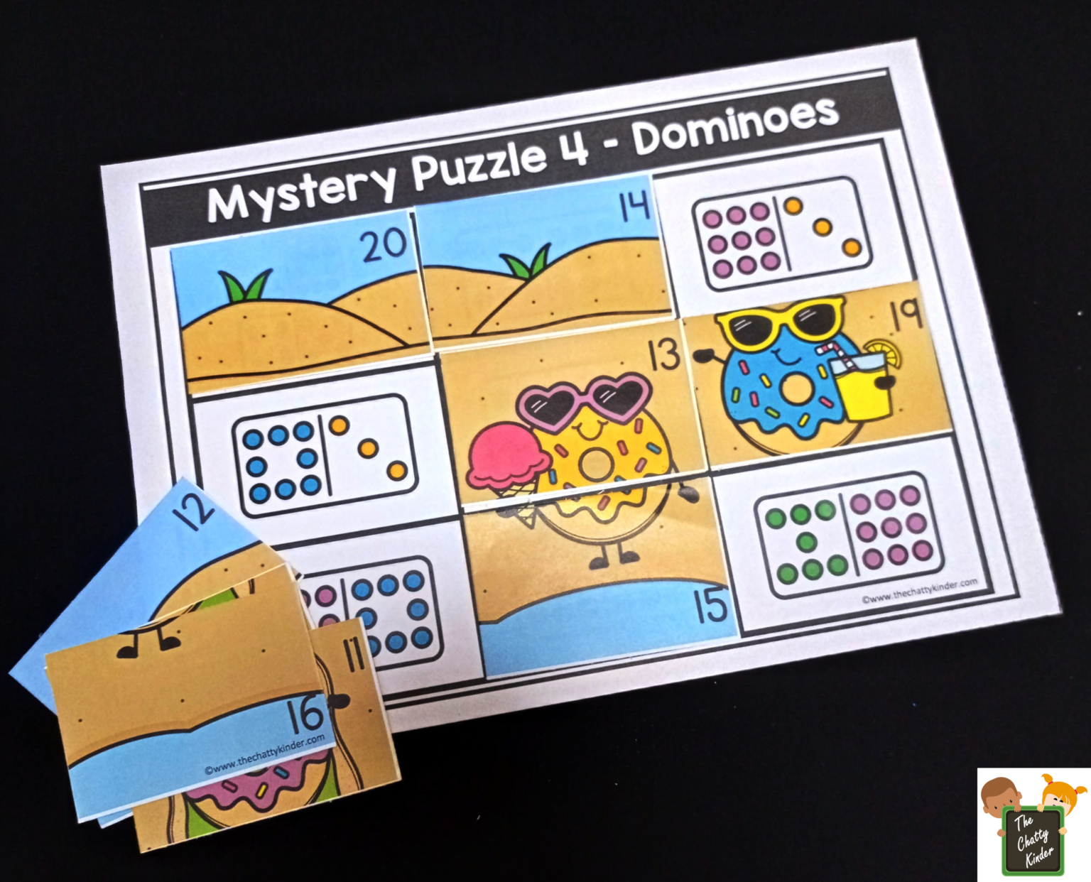 Number Sense Puzzles - Hidden Picture Puzzles - The Chatty Kinder