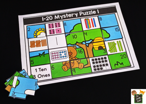 Number Sense Puzzles - Hidden Picture Puzzles - The Chatty Kinder