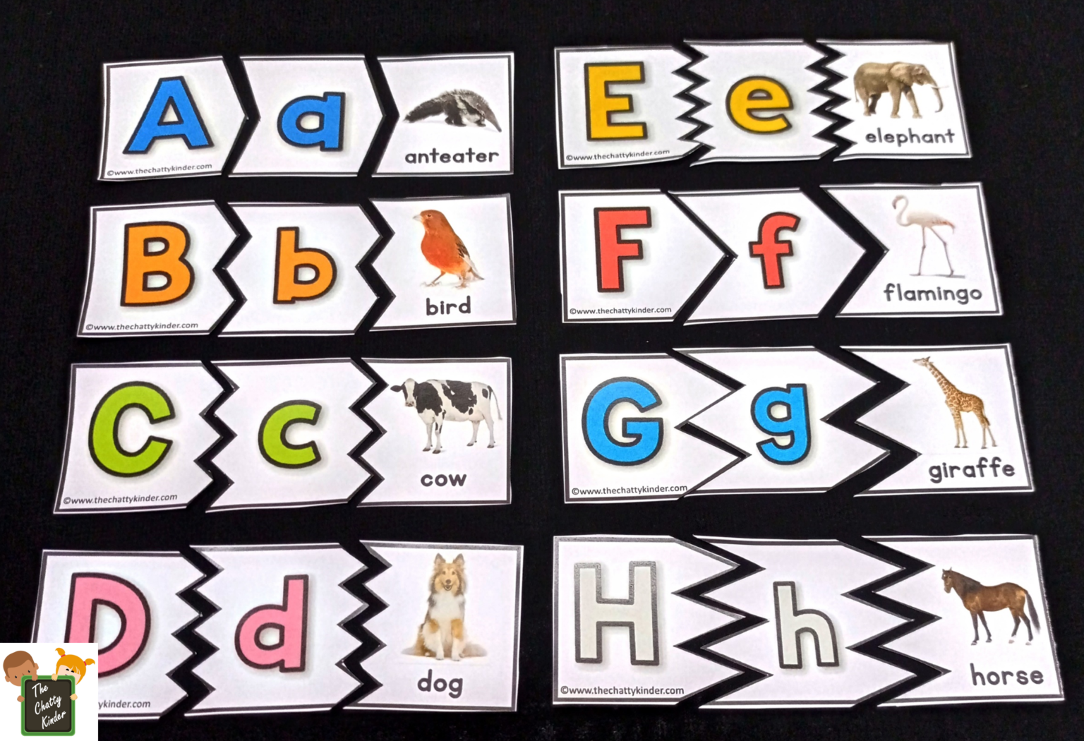 Animal Alphabet Puzzles - The Chatty Kinder