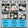 Alphabet Wheels (Beginning Sounds) - Alphabet Clip Cards - The Chatty ...