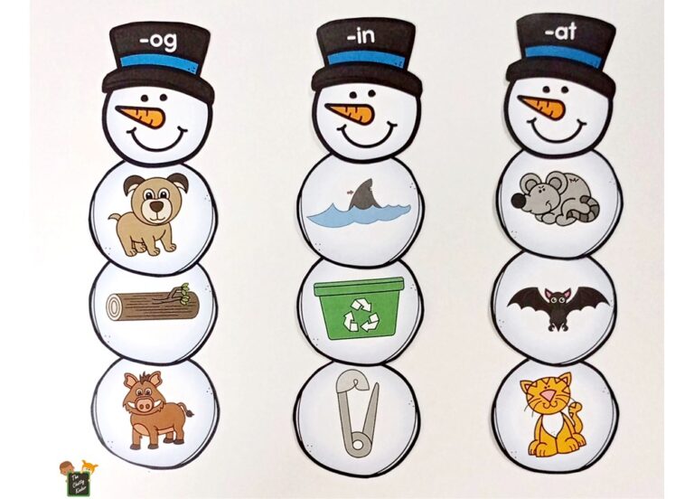 Kindergarten Winter Math and Literacy Centers (with FREEBIES!) - The ...