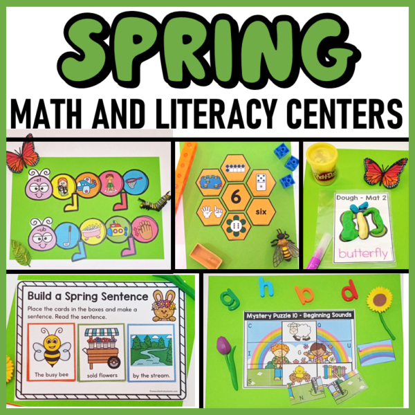 Spring Mystery Puzzles | Kindergarten Math and Literacy Mystery Picture ...
