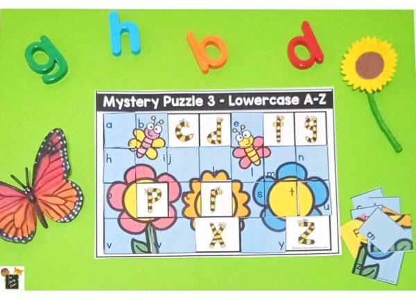 Spring Mystery Puzzles | Kindergarten Math and Literacy Mystery Picture ...