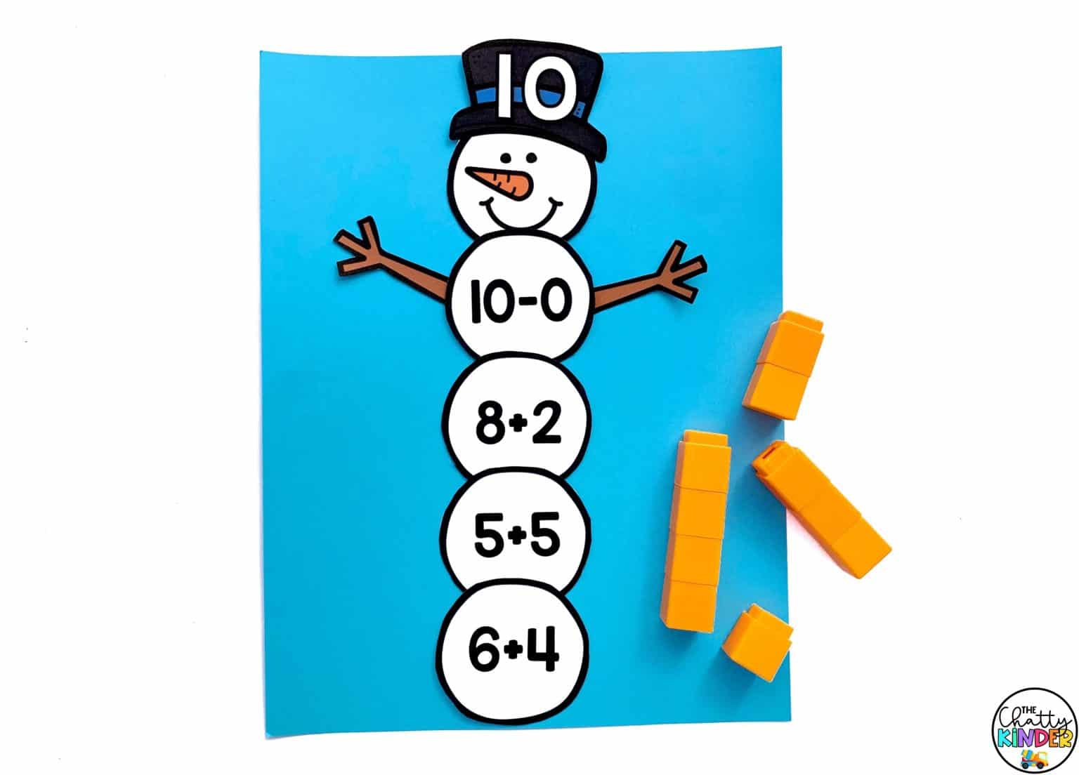 Hands-On Addition and Subtraction Matching Activity - The Chatty Kinder