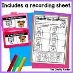 Matching Emotions and Faces - Kindergarten Back to School SEL Center ...