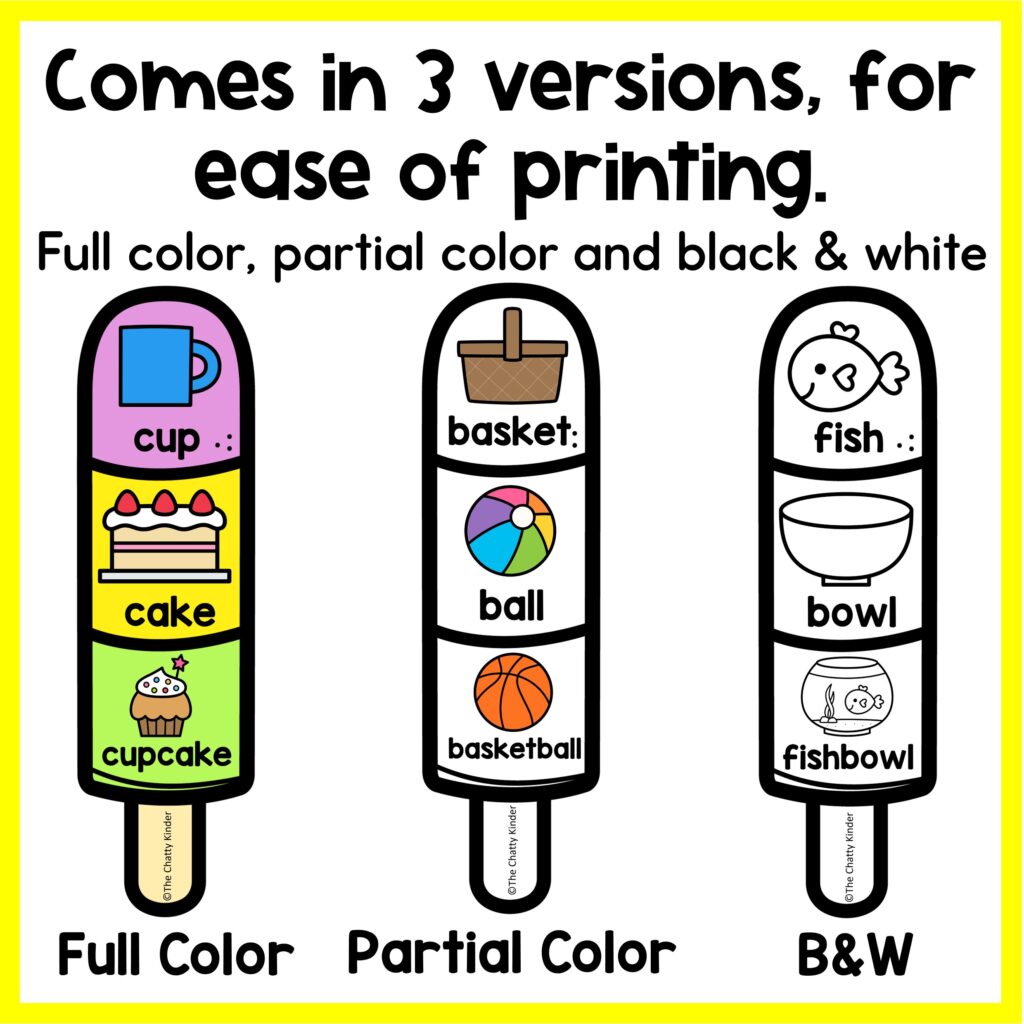 Compound Words Puzzles - Kindergarten Summer Literacy Center - The ...