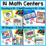 Winter Themed Math and Literacy Task Cards | Clip Cards Bundle - The ...