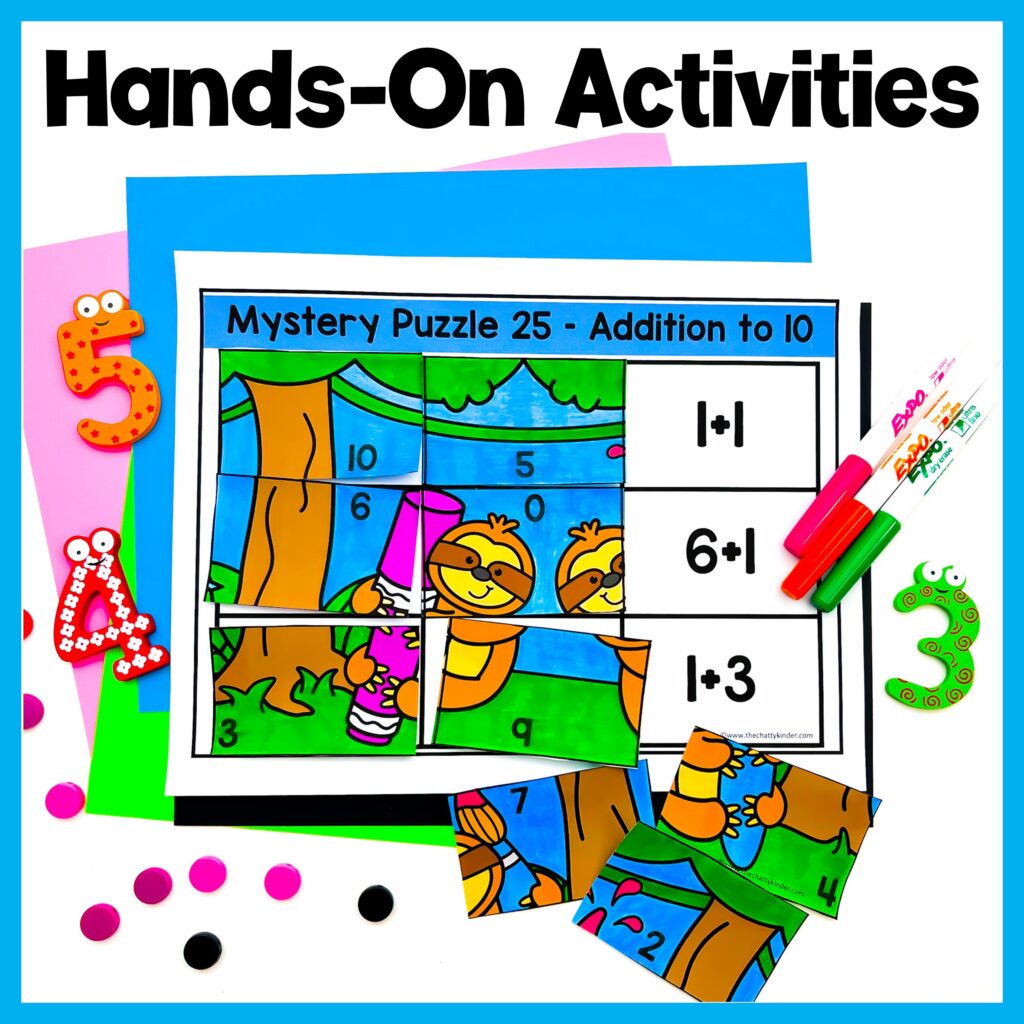 Hands On Back to School Kindergarten Activities - The Chatty Kinder