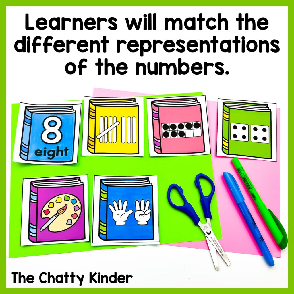 Number Sense Craft Activity - Kindergarten Back to School Math Center ...