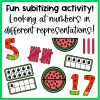 Subitizing Math Puzzle Activity 1 to 20 - Kindergarten Summer Math ...