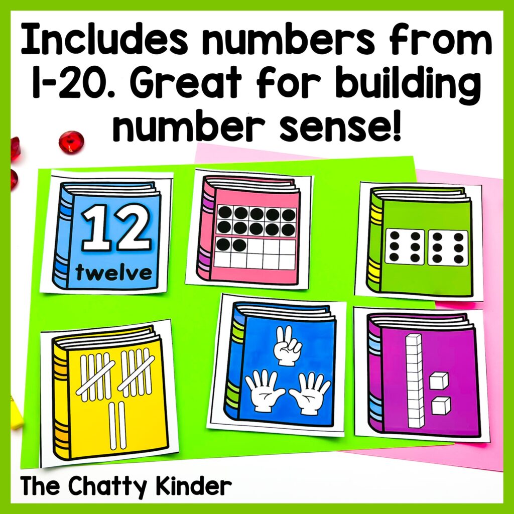 Number Sense Craft Activity - Kindergarten Back to School Math Center ...