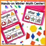 Winter 2D Shape Puzzles Activity - Kindergarten Winter Math Center ...