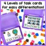 Addition and Subtraction Task Cards - Back to School Kindergarten Math ...