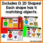 2D Shape Sorting Mats - Back to School Kindergarten Math Center - The ...