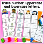 Winter Themed Alphabet & Number Tracing Cards | Kindergarten ...