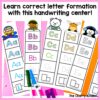 Alphabet Letters Tracing Cards - Winter Kindergarten Literacy ...