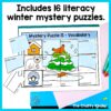 Winter Literacy Puzzles - Kindergarten Mystery Picture Puzzles - The ...