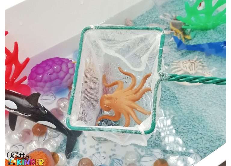 Ocean Sensory Bin - Sensory Play for Kids - The Chatty Kinder