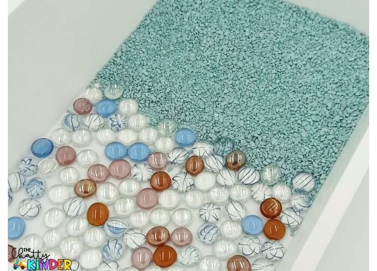 Ocean Sensory Bin - Sensory Play for Kids - The Chatty Kinder