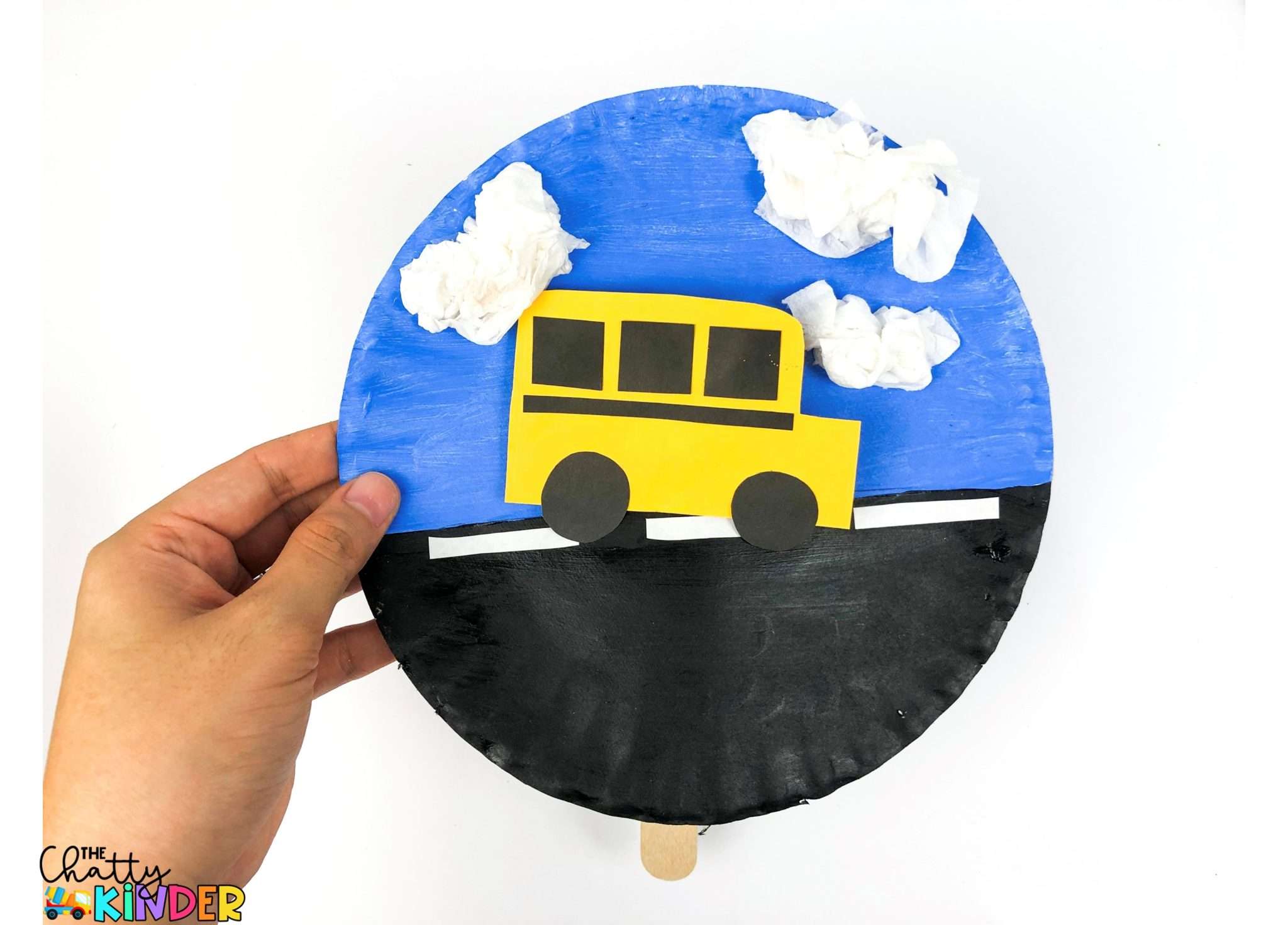 Paper Plate School Bus Craft for Kids - Back to School Craft - The ...