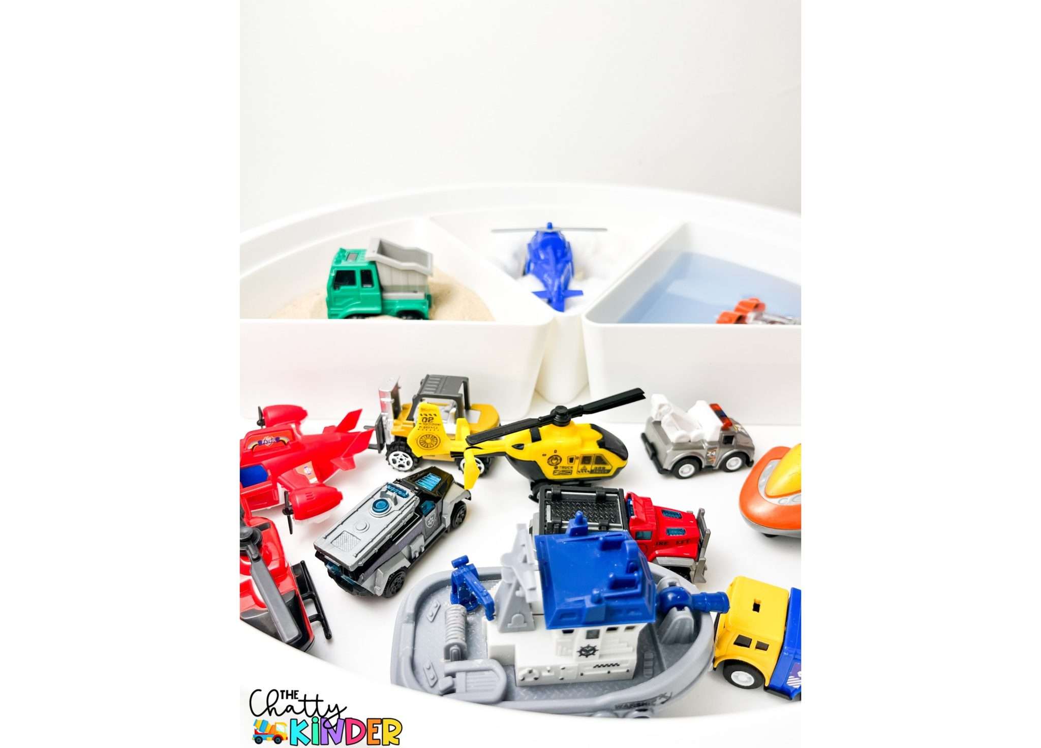 Transportation Sorting Sensory Bins for Fun Imaginative Play - The ...