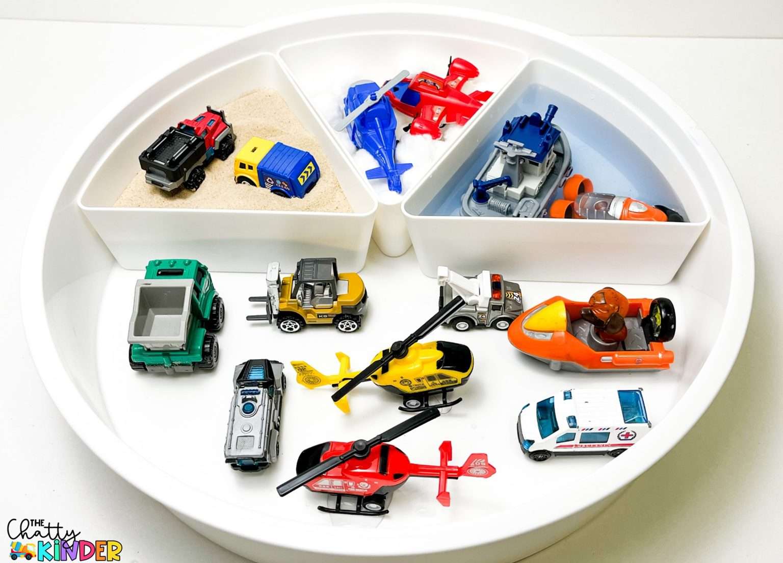 Transportation Sorting Sensory Bins for Fun Imaginative Play - The ...