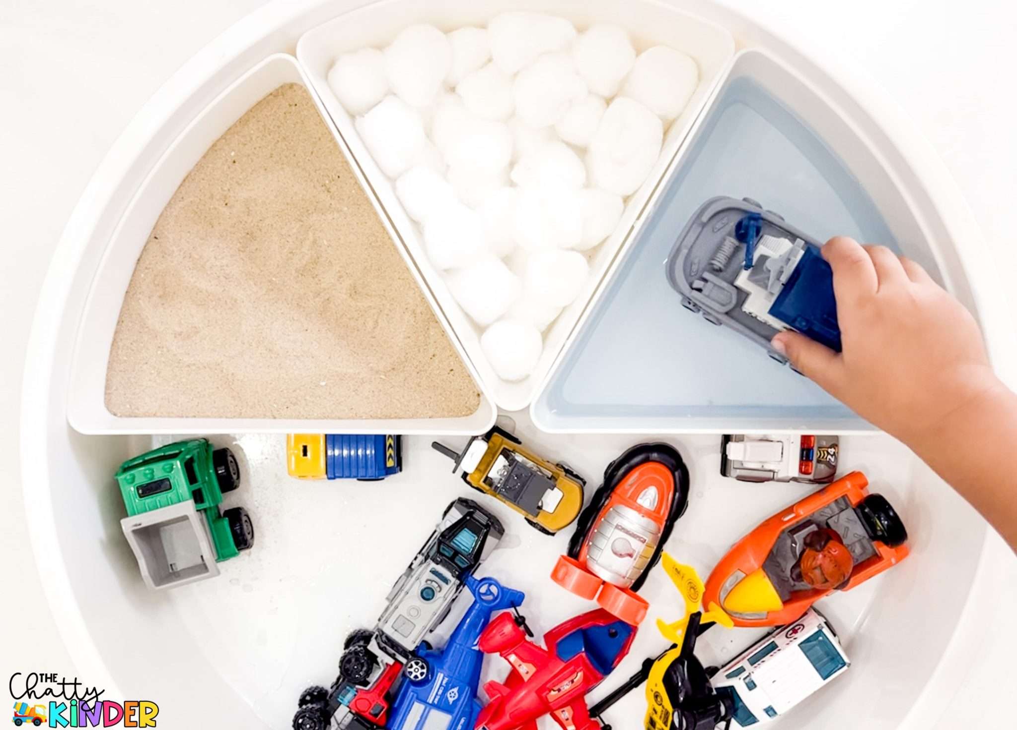 Transportation Sorting Sensory Bins for Fun Imaginative Play - The ...