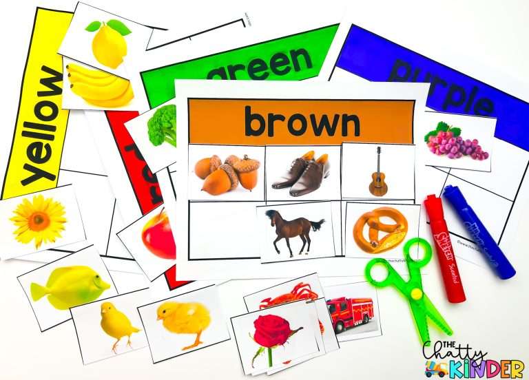 75+ Sorting Mats for Kindergarten Centers - The Chatty Kinder