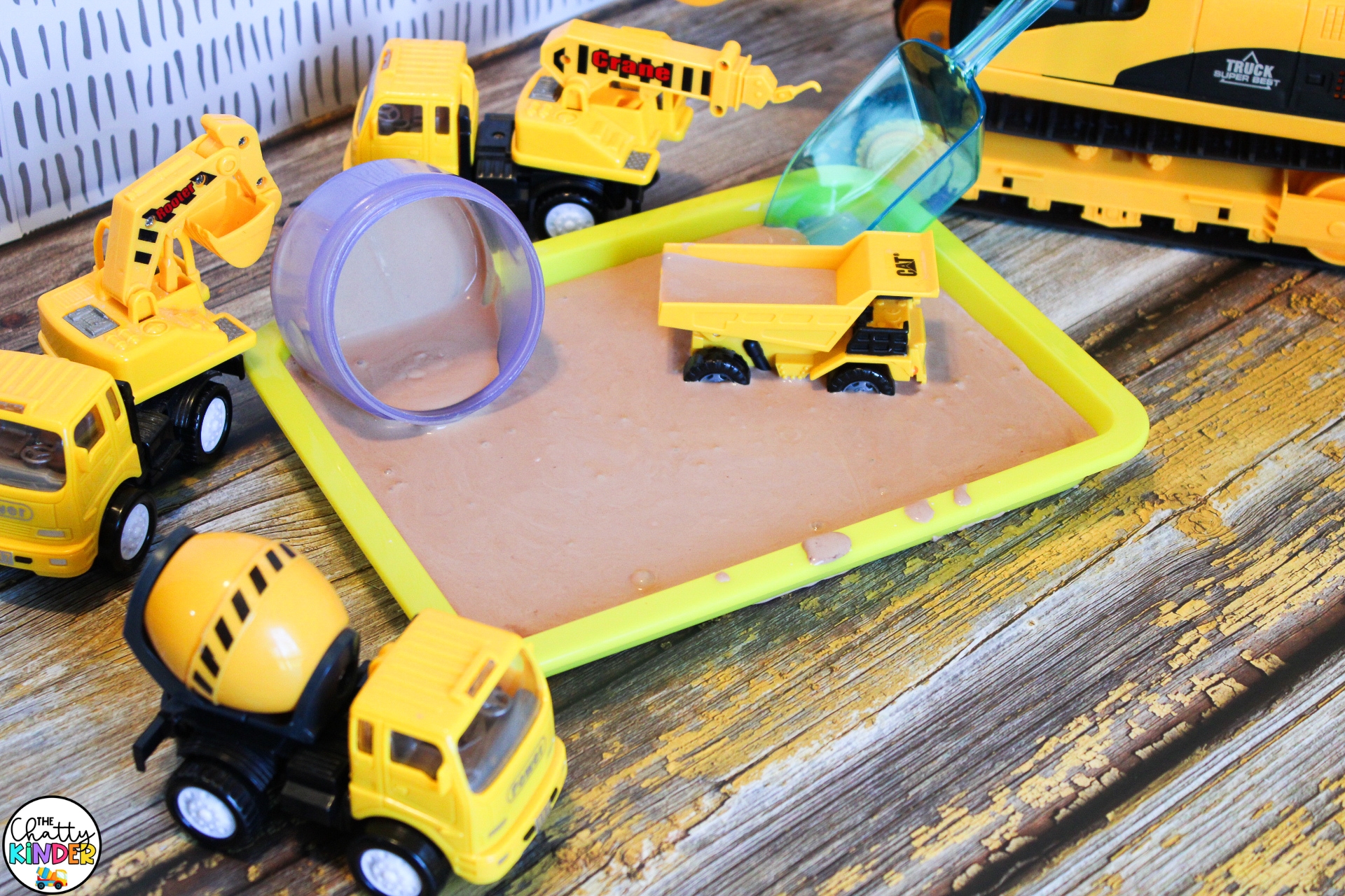 Muddy Oobleck Recipe Printable for a Construction Sensory Bin - The ...