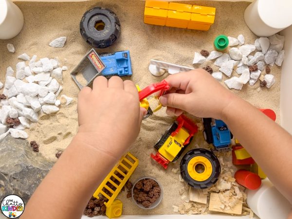 Construction Activities For Kids: Construction Sensory Bin - The Chatty ...