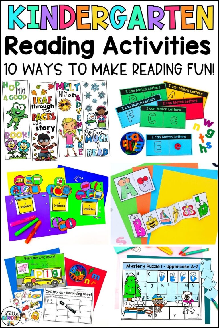 Kindergarten Reading Activities: 10 Ways to Make Reading Fun! - The ...